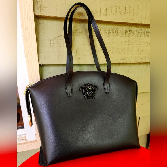 Versace | Bags | Authentic Versace Large Tote | Poshmark